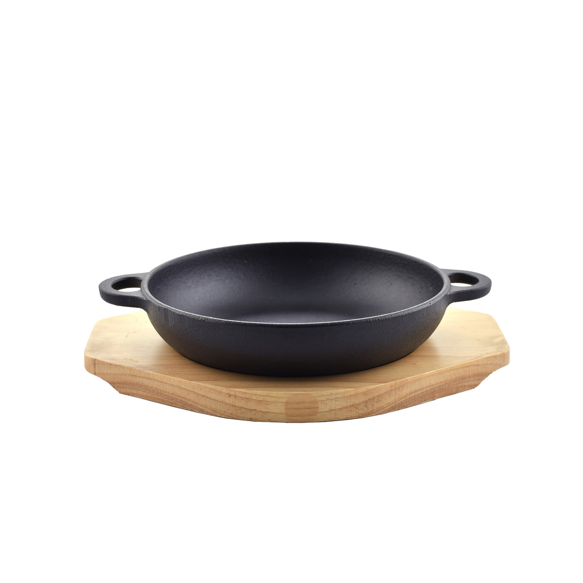 Sizzling Plate Round Cast Iron Skillet 19CM-24CM with With Handle and ...