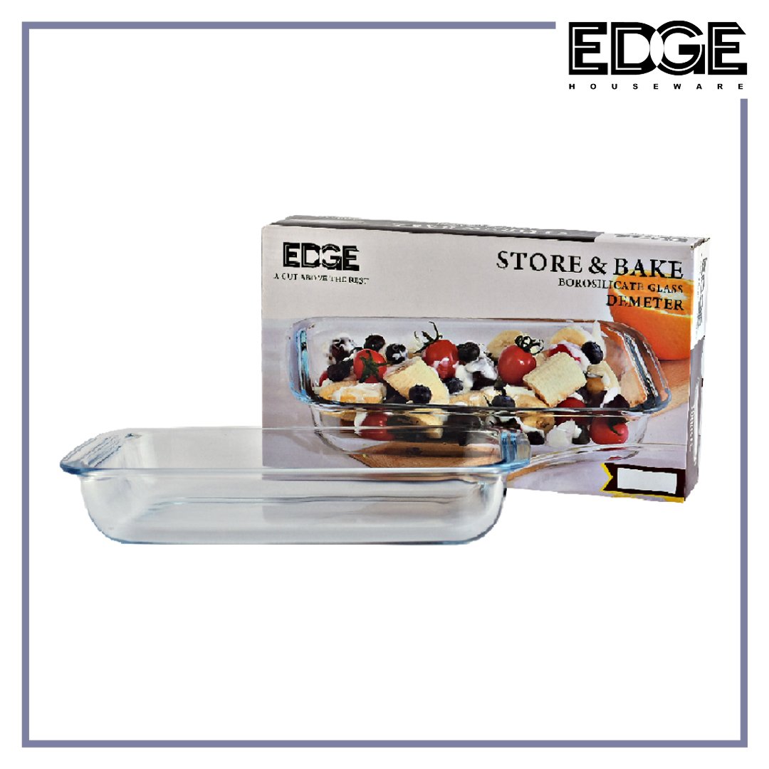 Rectangle BAKING DISH MICROWAVE SAFE Glass Food Storage Containers ...